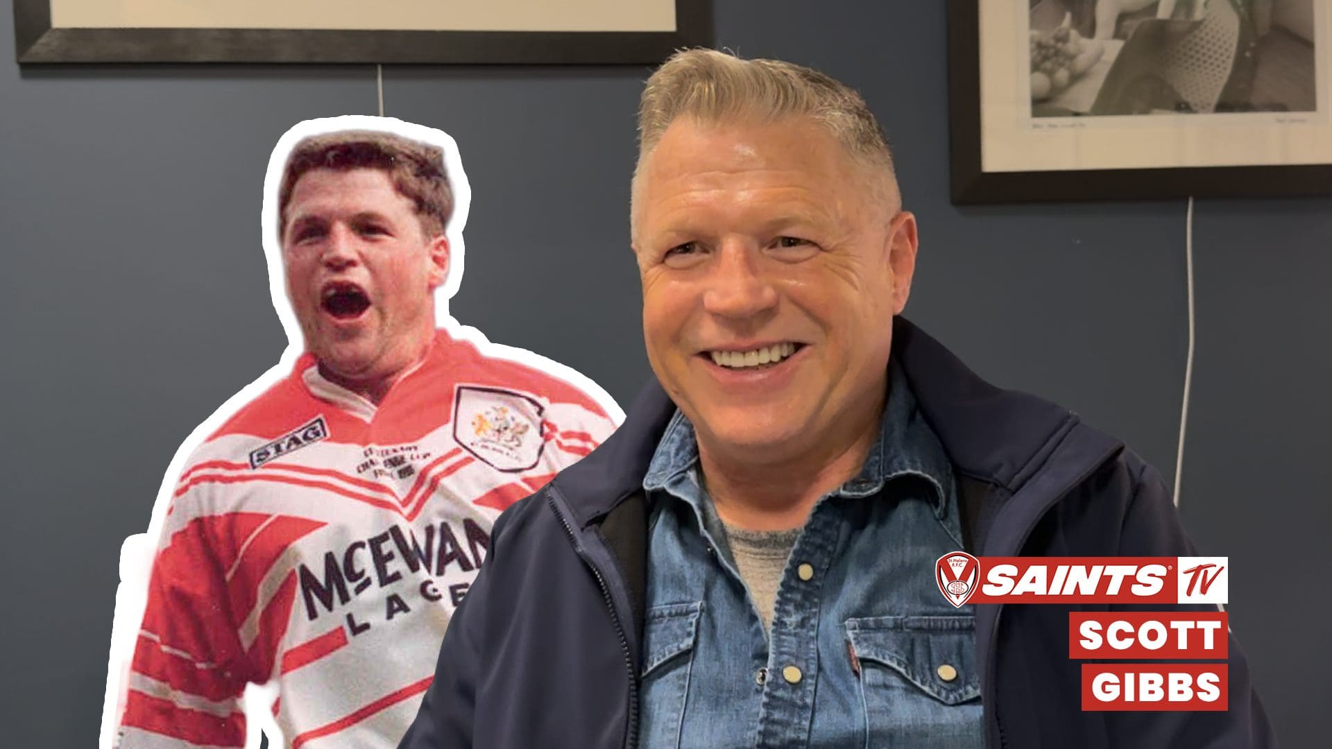 Saints TV: Scott Gibbs shares his adoration for St.Helens | St.Helens R ...
